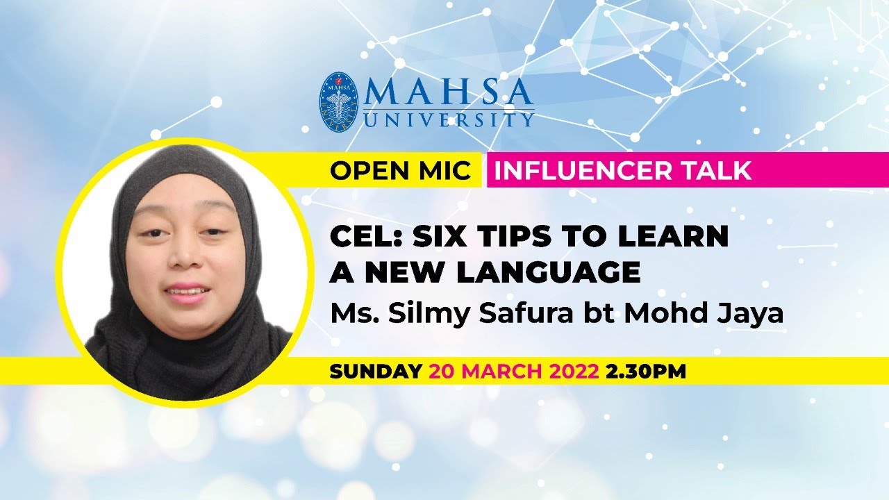 CEL: Six Tips to Learn a New Language - YouTube