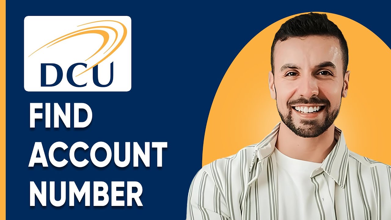 How To Find DCU Account Number l Quick and Easy - YouTube