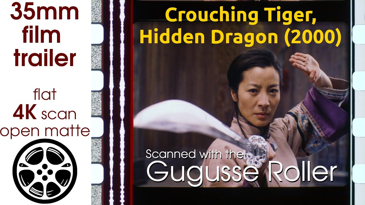 Crouching Tiger, Hidden Dragon (2000) 35mm film trailer, flat open ...