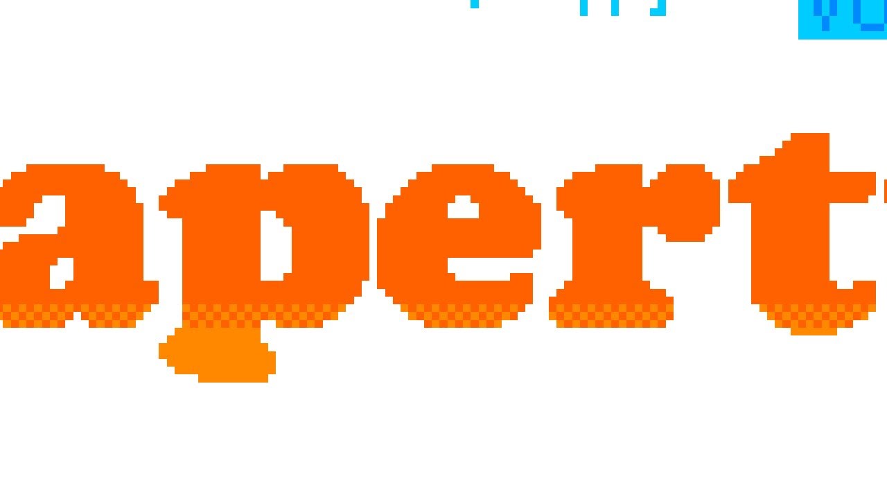 70s aperture logo Pixel Art Timelapse - YouTube