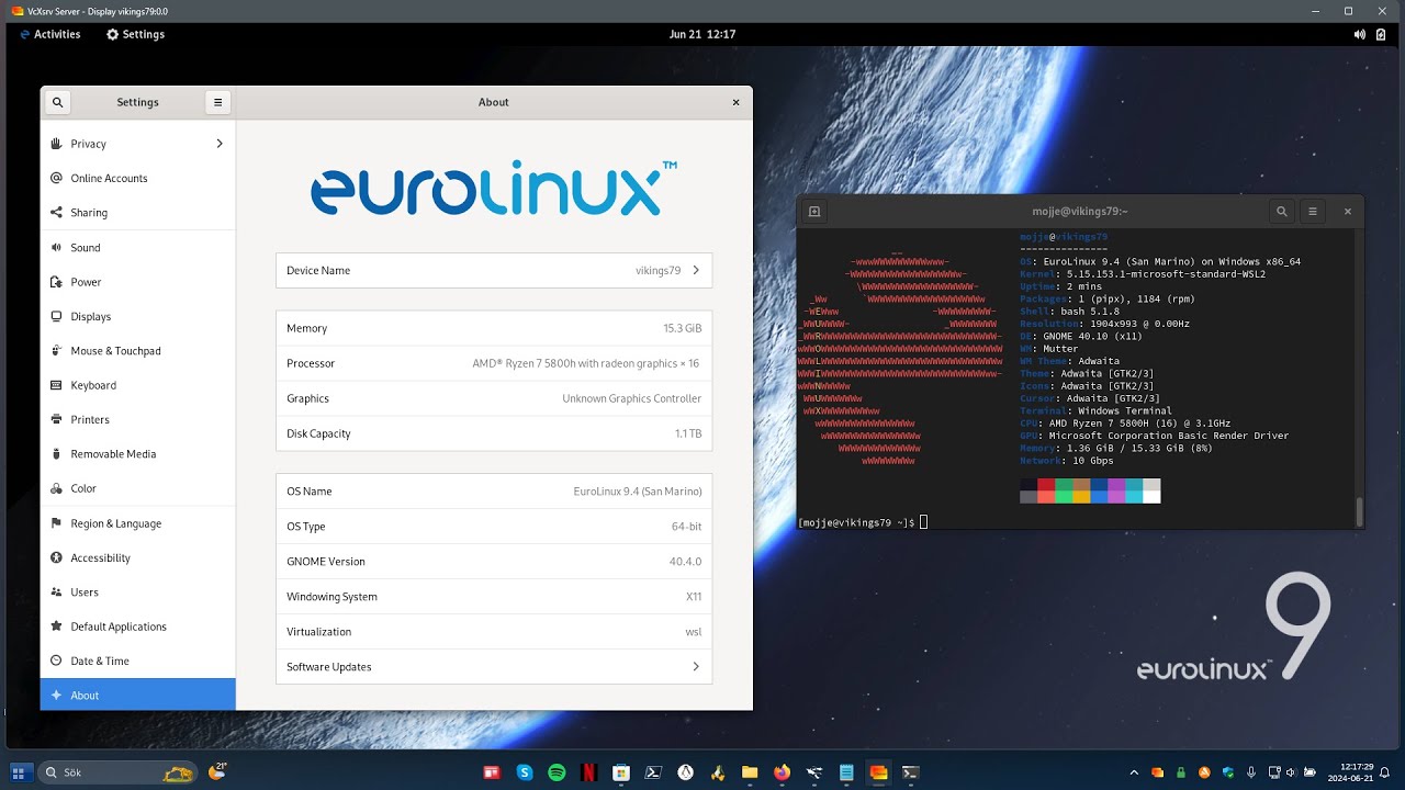 Euro Linux 9 - How to install Gnome via Euro Linux and windows 11 - KDE ...