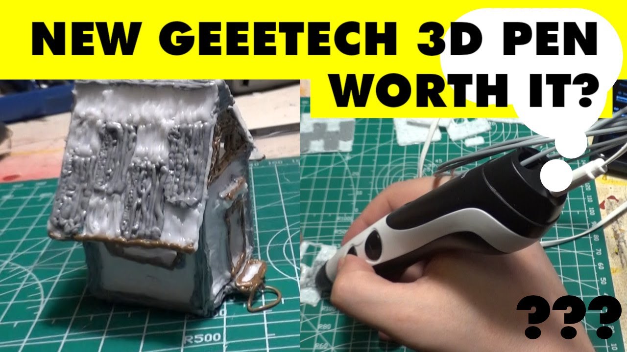 The NEW $40 GEEETECH 3D Printing Pen - Unboxing, Testing & Review (PLA ...