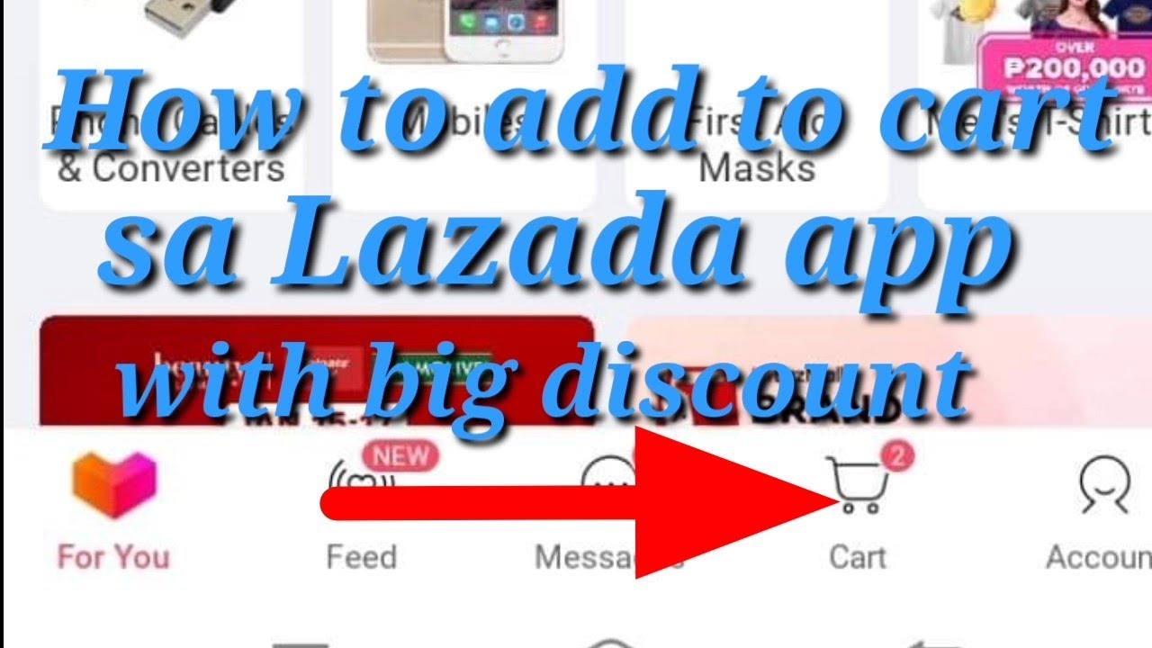 How to add to cart sa lazada steps by step - YouTube