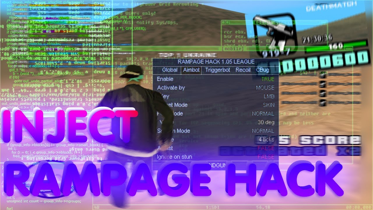 Как за инджектить RAMPAGE HACK | How to inject RAMPAGE HACK | GTA SAMP ...