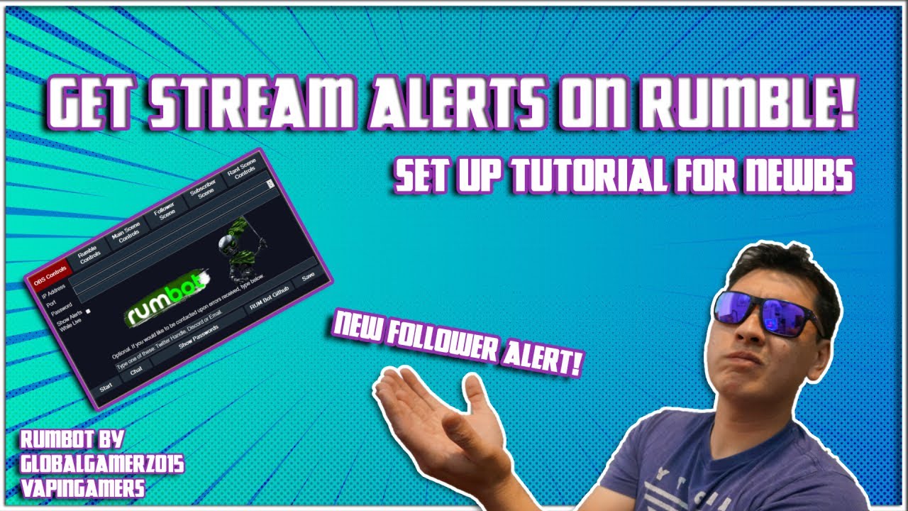 How To Setup Stream Alerts On Rumble (Rumbot Full Tutorial) - YouTube