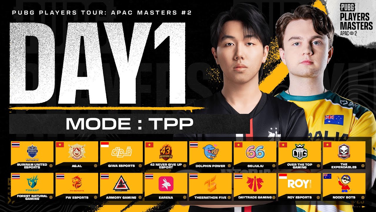 PUBG Players Tour: APAC Master #2 - Hari Pertama - YouTube