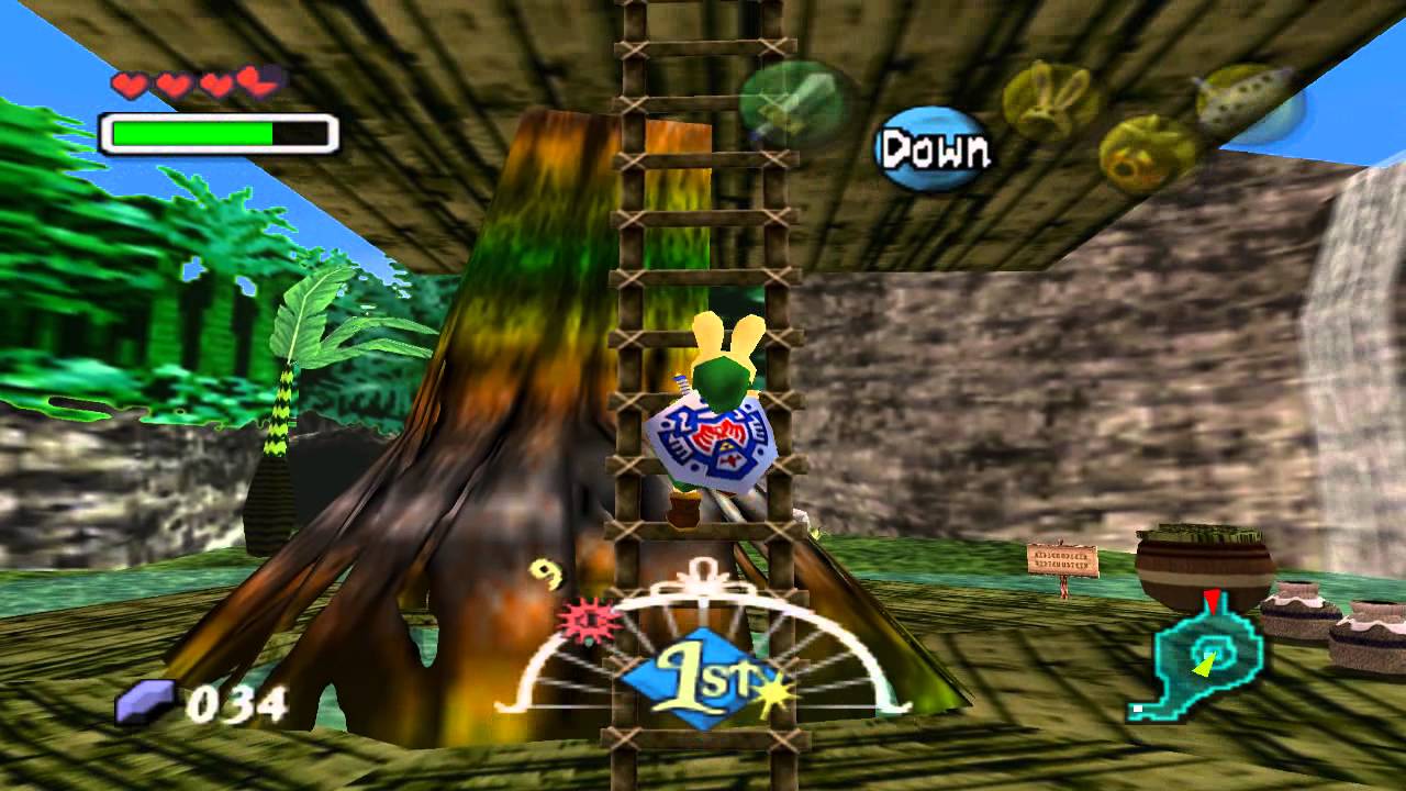 [7] The Legend of Zelda: Majora's Mask Playthrough "Southern Swamp ...