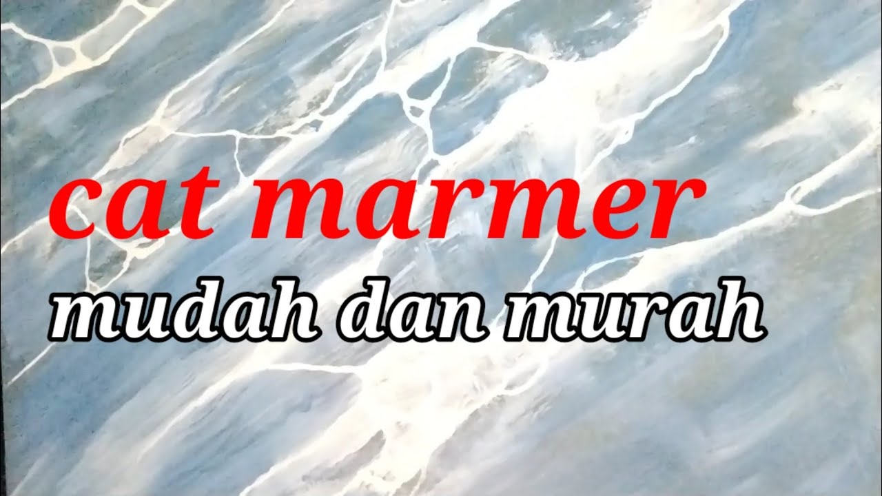cat marmer mudah dan murah - YouTube