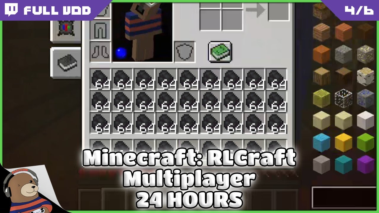 I HAVE AN INFINITE SOURCE OF COAL! - 24-Hour Minecraft RLCraft ...