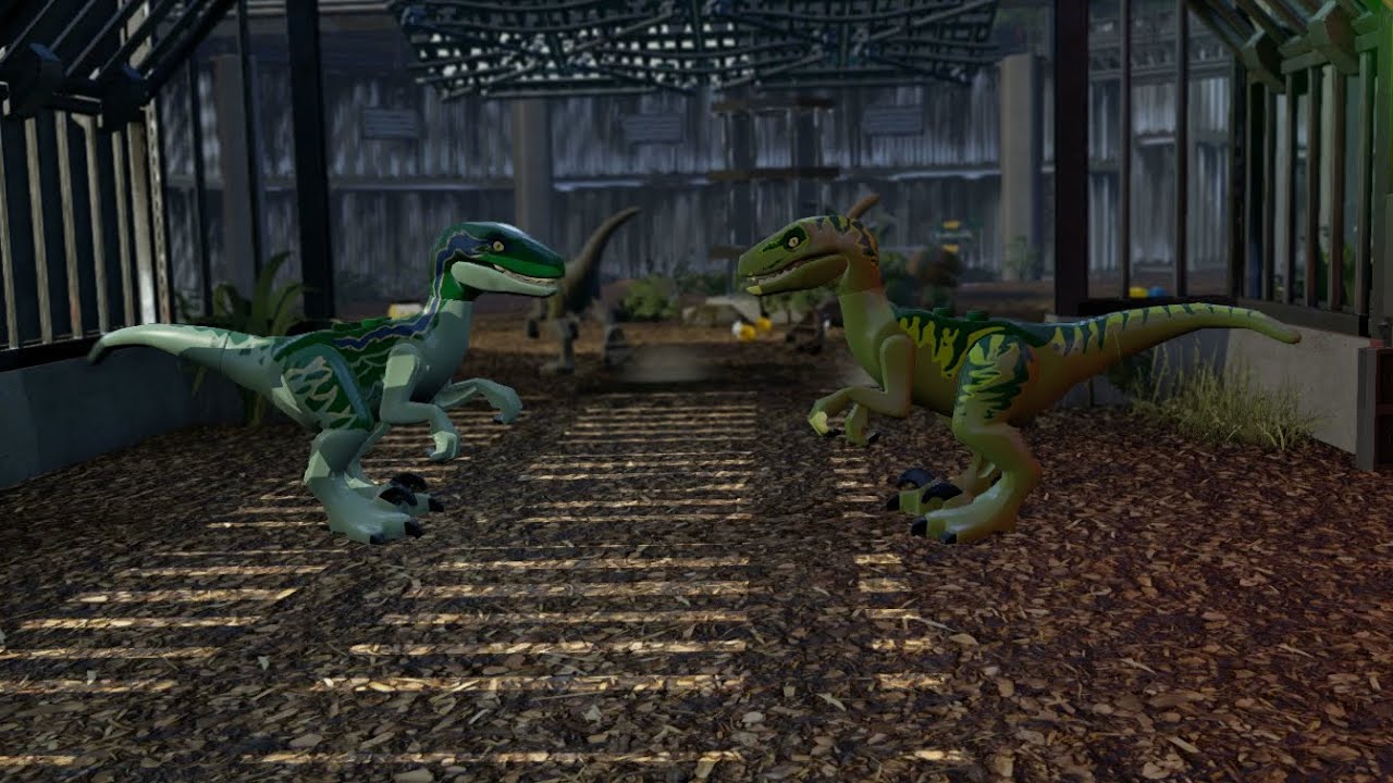 Lego Jurassic World Part 16 Raptor Pen (PS4) - YouTube