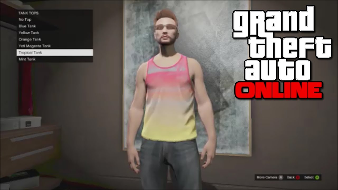 GTA 5 Online - "Beach Bum Pack" - Clothes Showcase, Tank Tops & Shorts ...