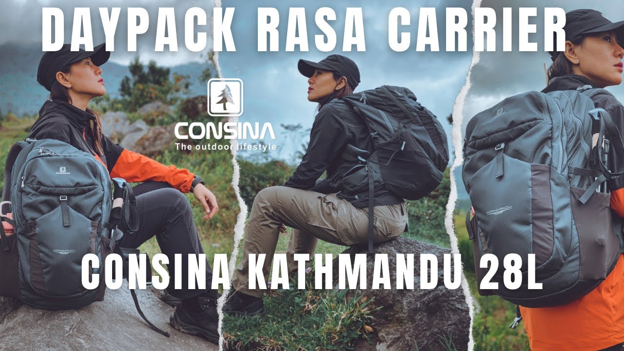 Review daypack rasa carrier.. Tas Consina Kathmandu.. - YouTube