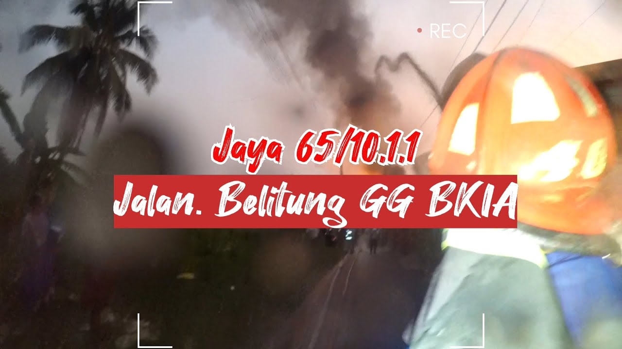 124# Kebakaran Jalan Belitung Darat Gg. BKIA - YouTube