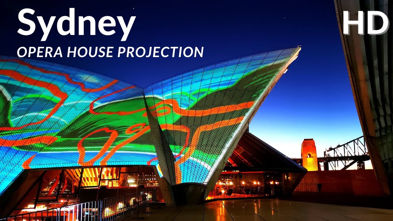 Sydney Opera House Light Show Sydney Winter Festival HD - YouTube