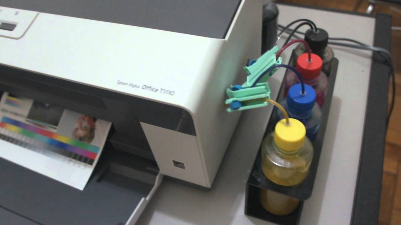 Mini Plotter Eco Solvente Epson T1110 - YouTube