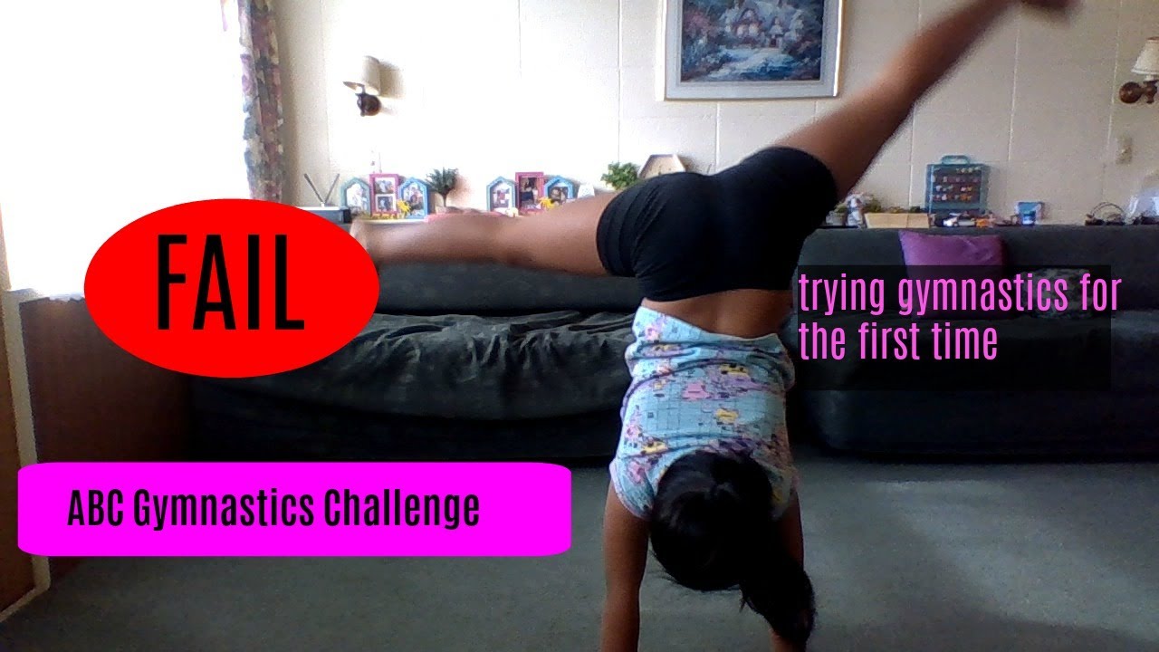 Trying Gymnastics For The First Time Fail Youtube