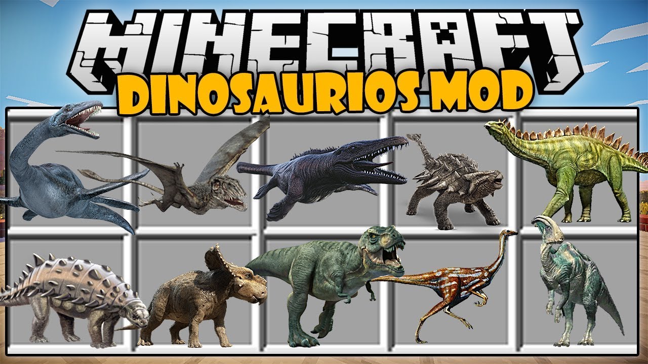 MINECRAFT | DINOSAURIOS MÁS REALISTAS Y PELIGROSOS | MINECRAFT MODS ...