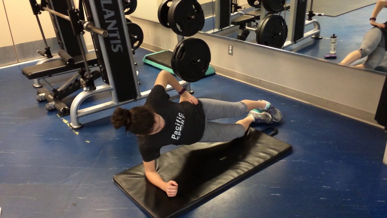 Side Plank with Leg Raise - YouTube