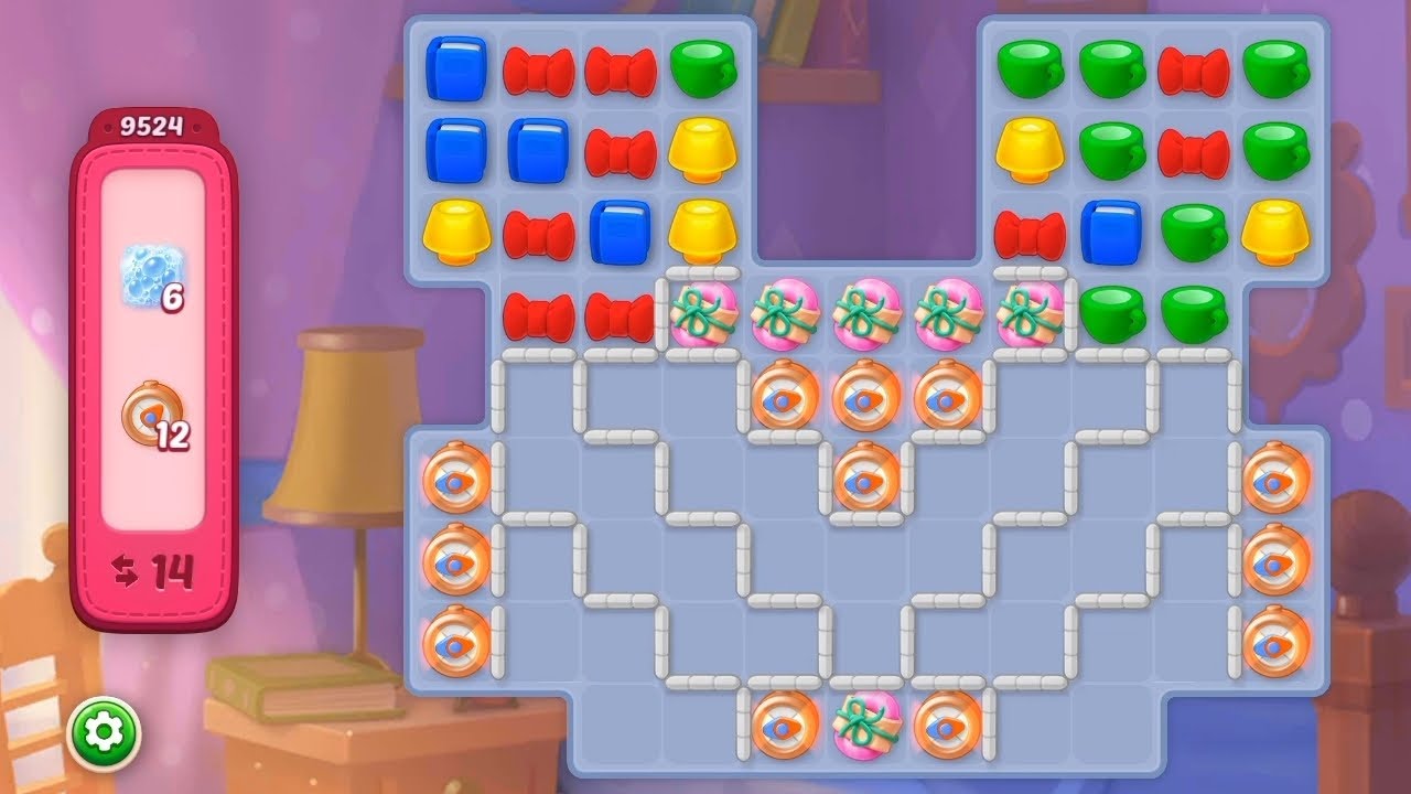 homescapes level 9524 | homescapes super hard level - YouTube