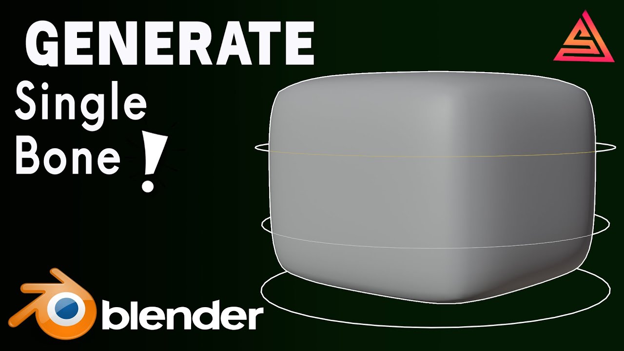 How to Generate Single bone in Blender ? | Quick Tutorial | AniSculpt ...