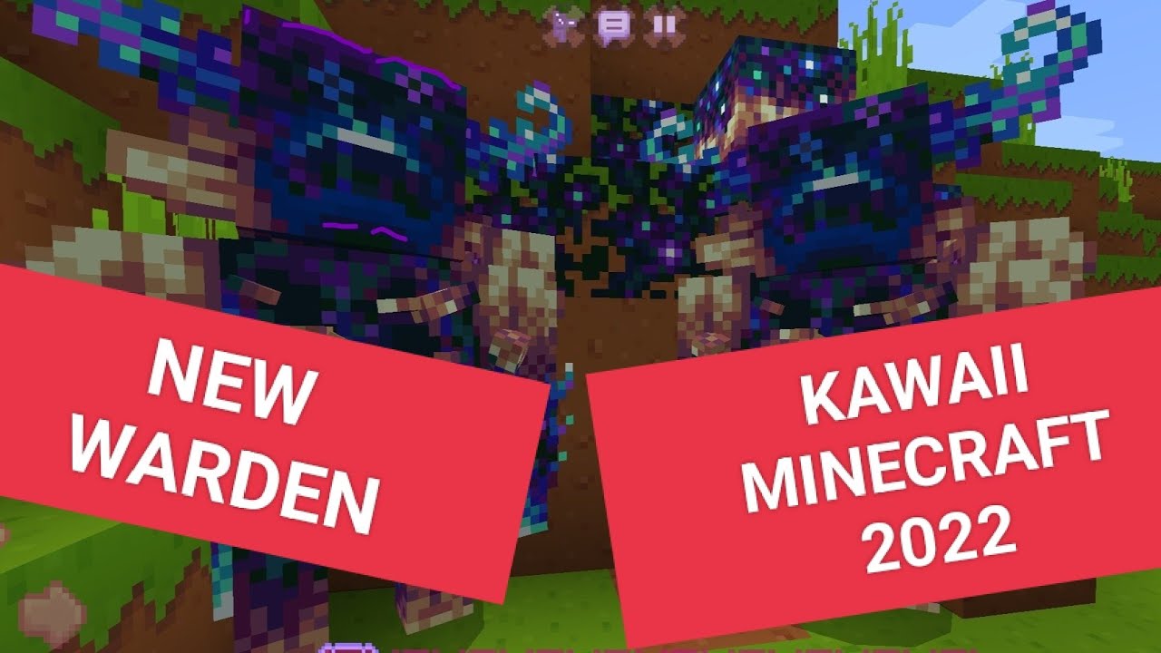 New Warden and sculk in Minecraft 2022 Kawaii world - YouTube
