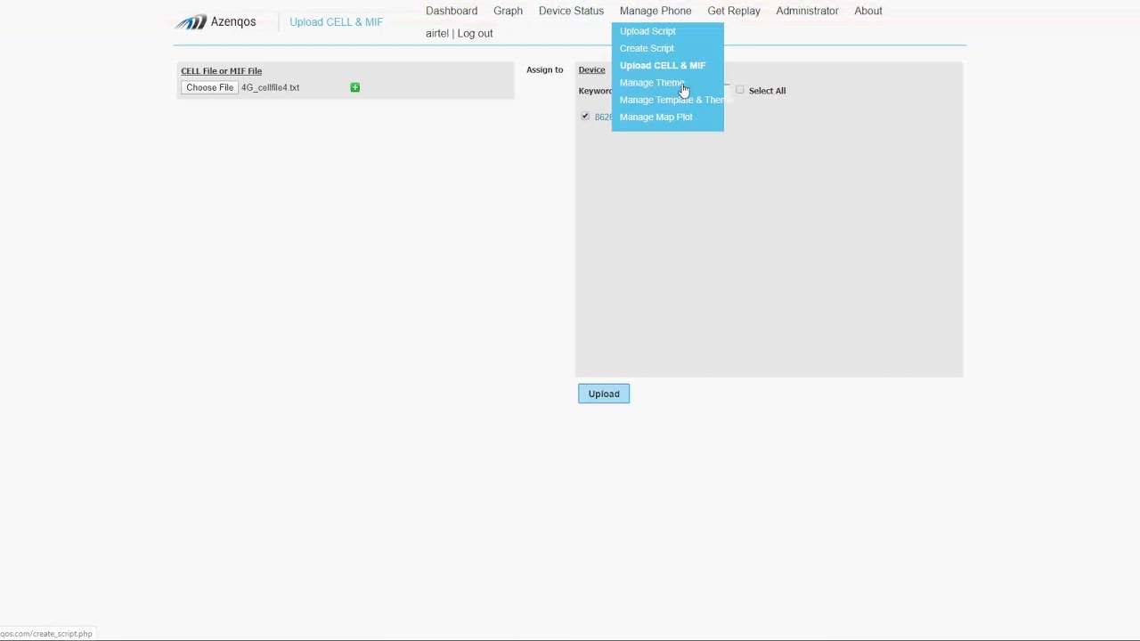 Cell File Upload and Download on AZQ Server - YouTube