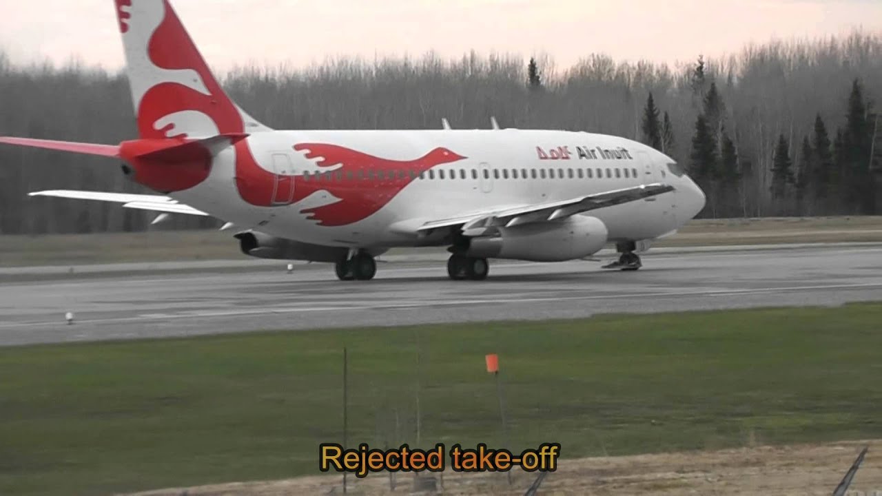 Air Inuit | Boeing 737-200 rejected take-off | C-GMAI | Val-d'Or (CYVO ...
