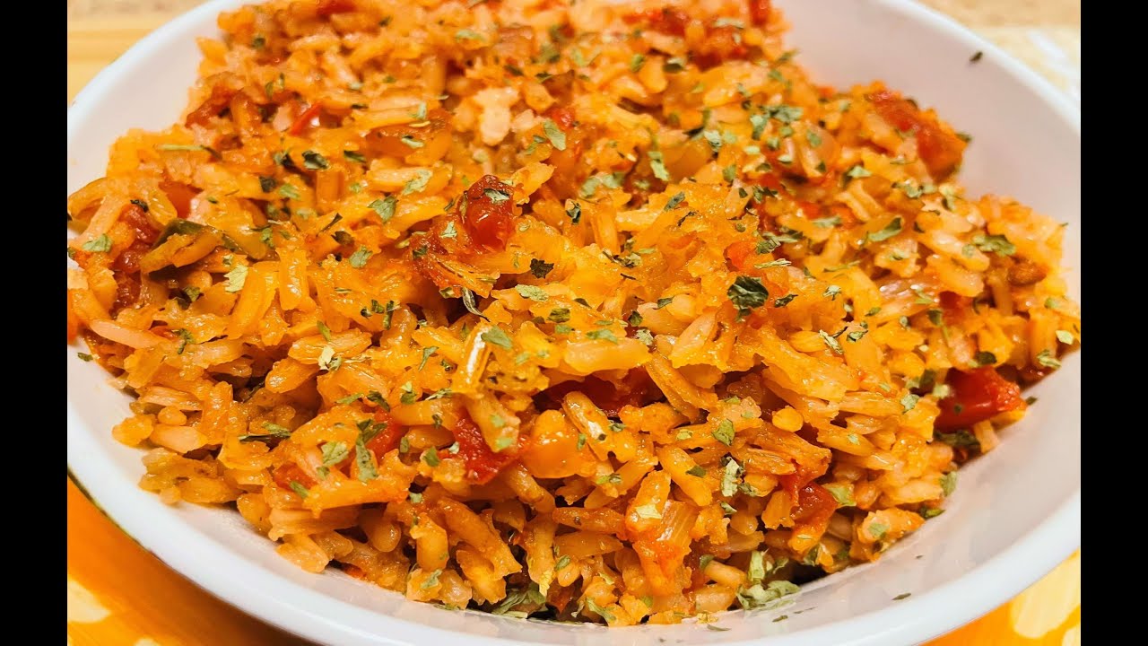 THE BEST HOMEMADE SPANISH RICE | QUICK & EASY | SIMPLY DELICIOUS| - YouTube