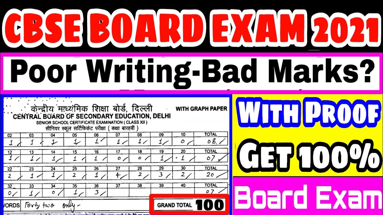 CBSE BIG NEWS - Get 100% Marks - Poor Handwriting Means Bad Marks😨in ...
