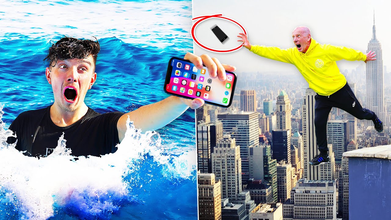 EXTREME 'CATCH YOUR PHONE' CHALLENGE! - YouTube