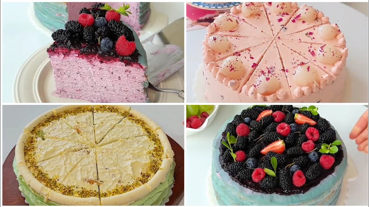 Aki Ako | Engsub | Mulberry crepe, Lychee cake, Melaleuca cake ♥️🌺 ...
