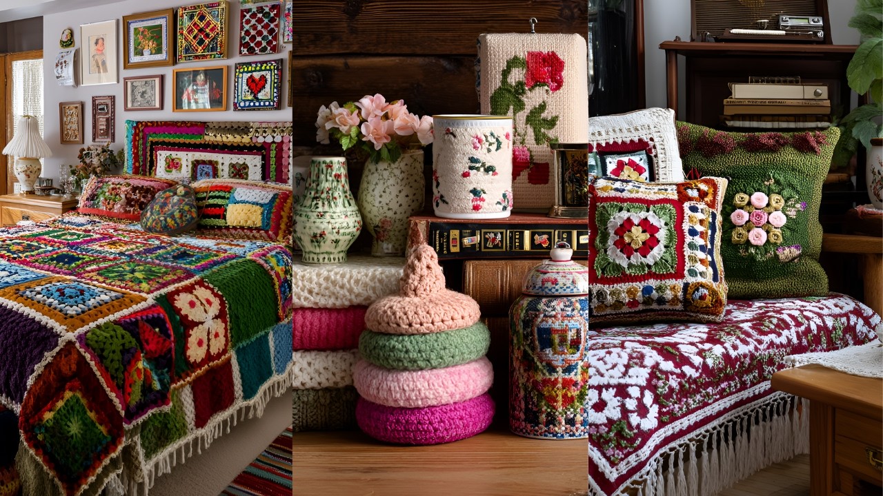 Crochet Charm & Vintage Soul | Grandma’s Handmade Touch for Farmhouse ...