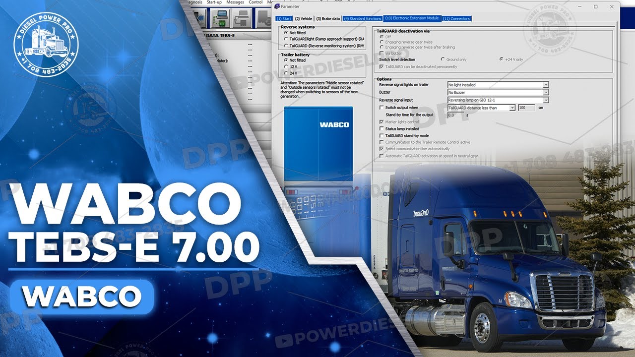 EXPLORING WABCO TEBS-E 7.00 ON DIESEL POWER PRO - YouTube