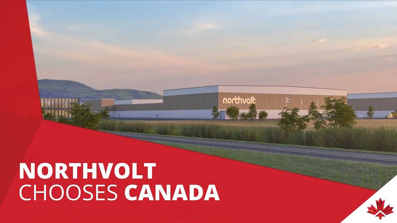 Northvolt chooses Canada - YouTube