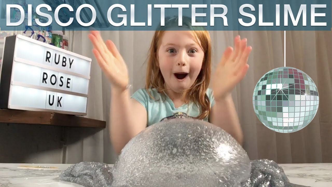 DIY Disco Glitter Slime | Ruby Rose UK - YouTube