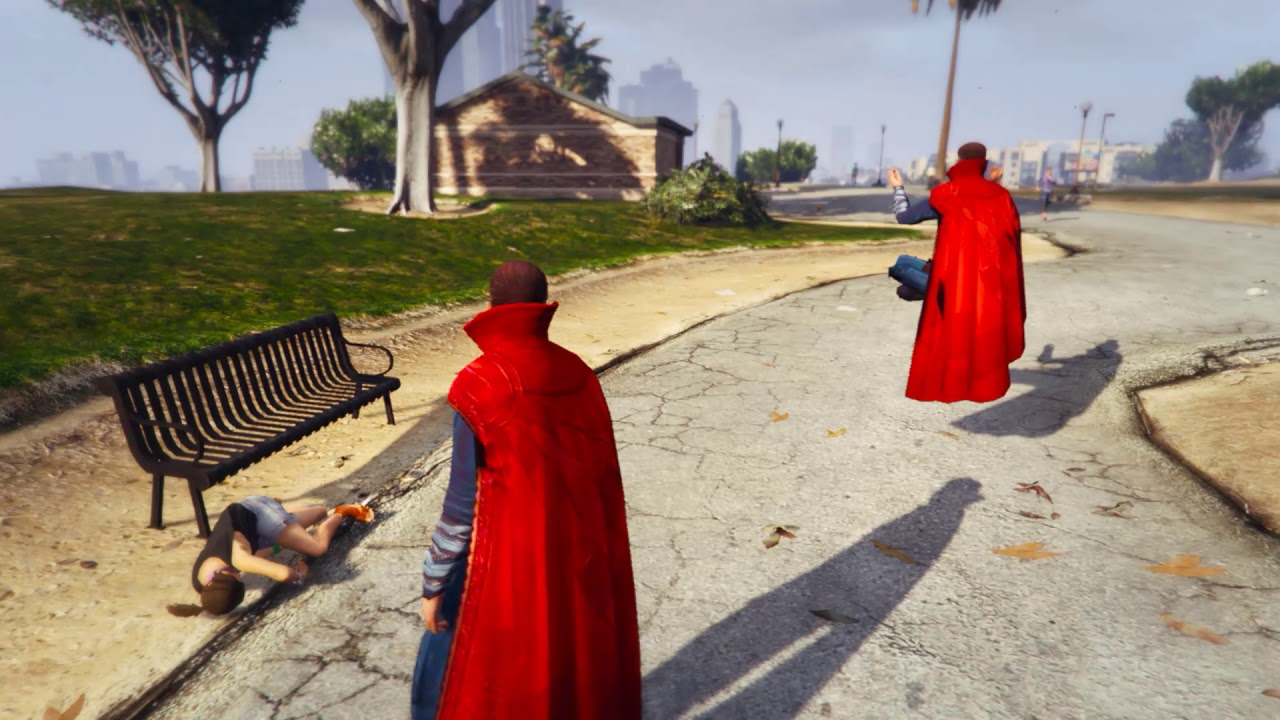 GTA V Dr STrange Mod - Astral projection kill - YouTube
