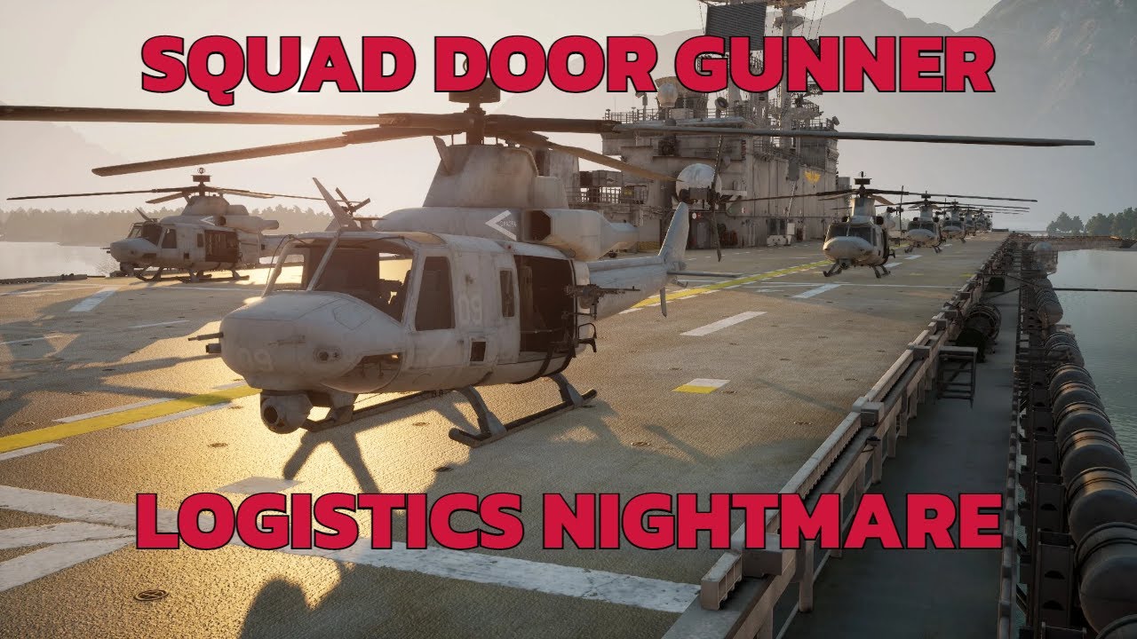 Squad Heli Door Gunner Hunting Logis - YouTube