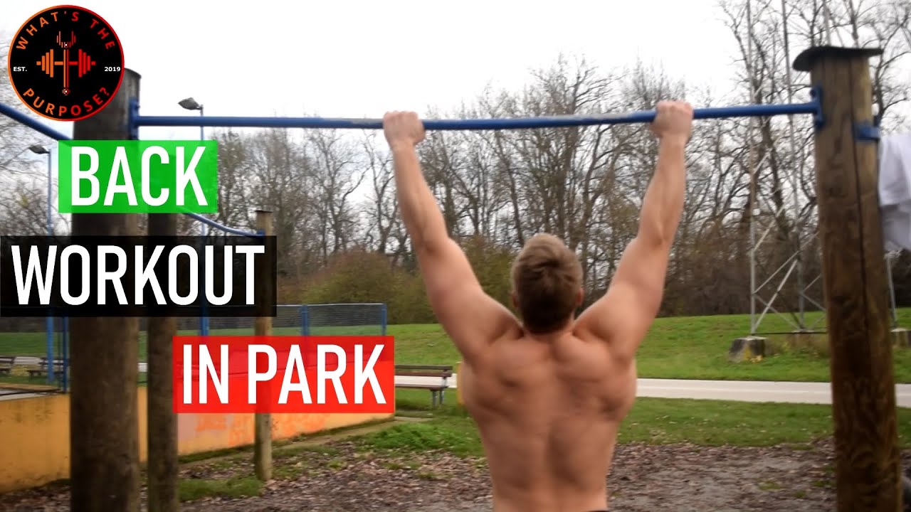 *BACK Training In PARK* | BEGINNER - ADVANCED | - (Day 1 - Day 30 ...