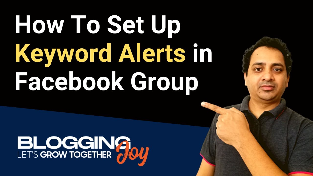 How To Set Up Keyword Alerts in Facebook Group 2023 | Step By Step ...