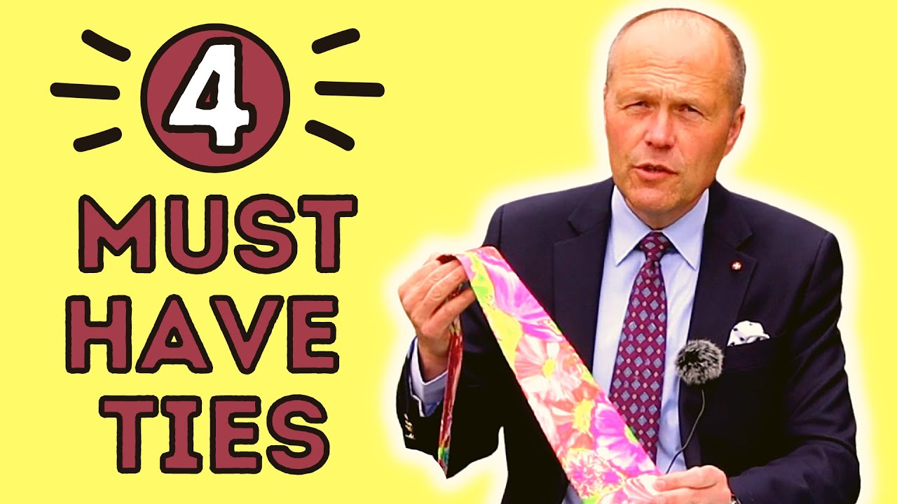 4 MUST-HAVE TIES FOR YOUR NECKTIE COLLECTION! - YouTube