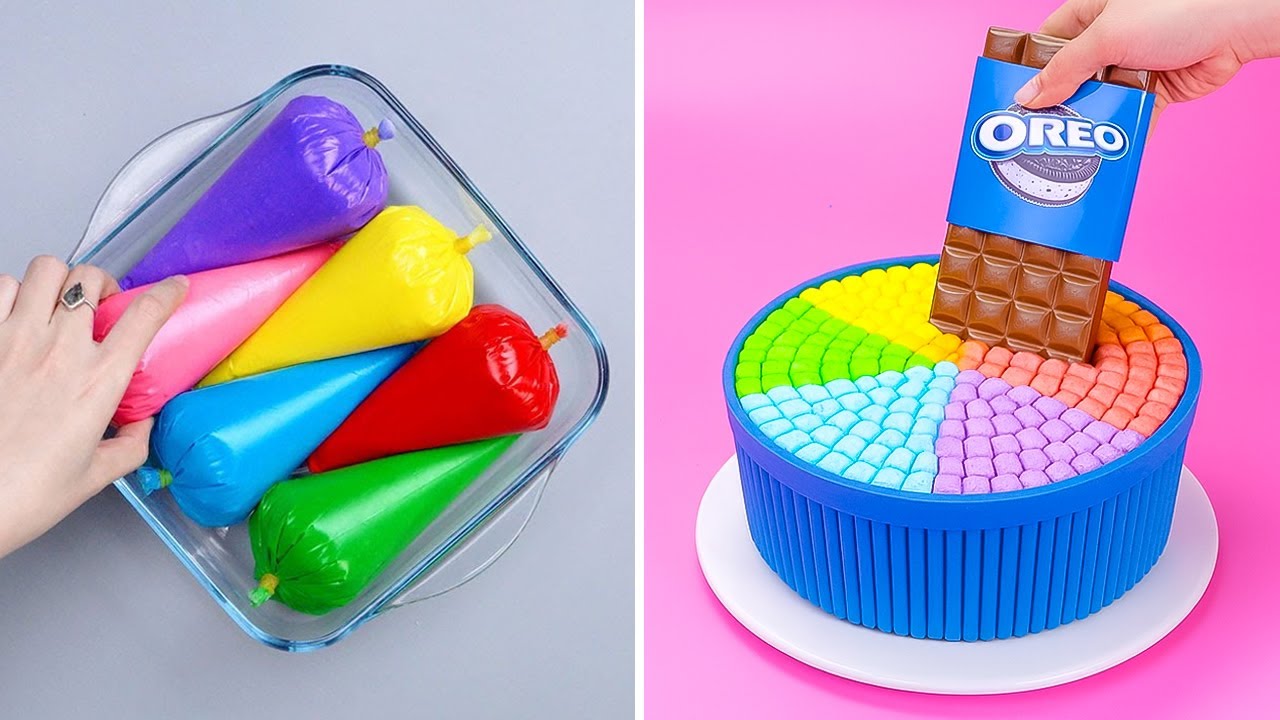 Kue Coklat Oreo Terbaik 🍫 Ide Dessert Pelangi | Tantangan Memasak ...