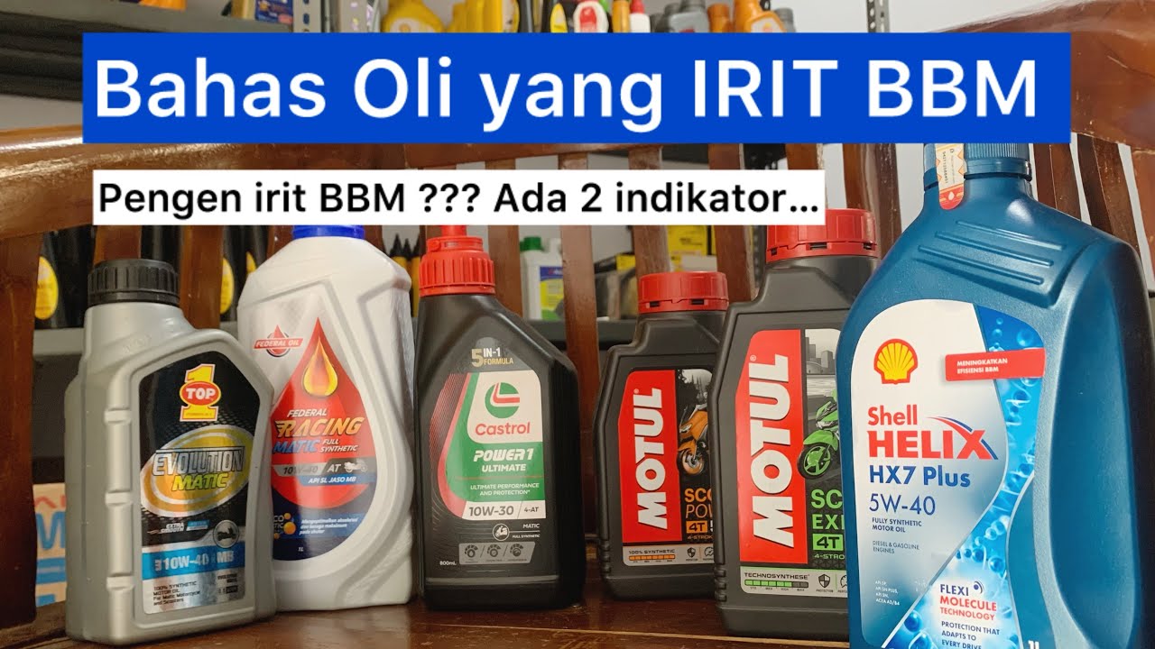 Oli yang bikin irit bbm | oli irit bahan bakar | oli MATIC irit bensin - YouTube