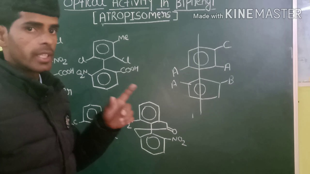 Optical Activity in Biphenyl (Atropisomerism) - YouTube