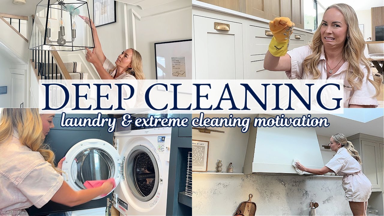EXTREME CLEAN + Laundry Routine! Deep Cleaning + Speed Cleaning ...