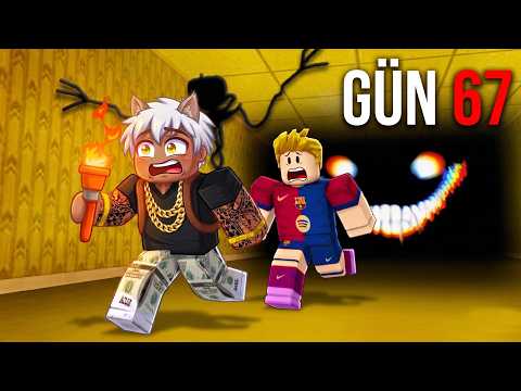 BACKROOMS'TA 100 GÜN HAYATTA KALDIM! 😱 | Roblox
