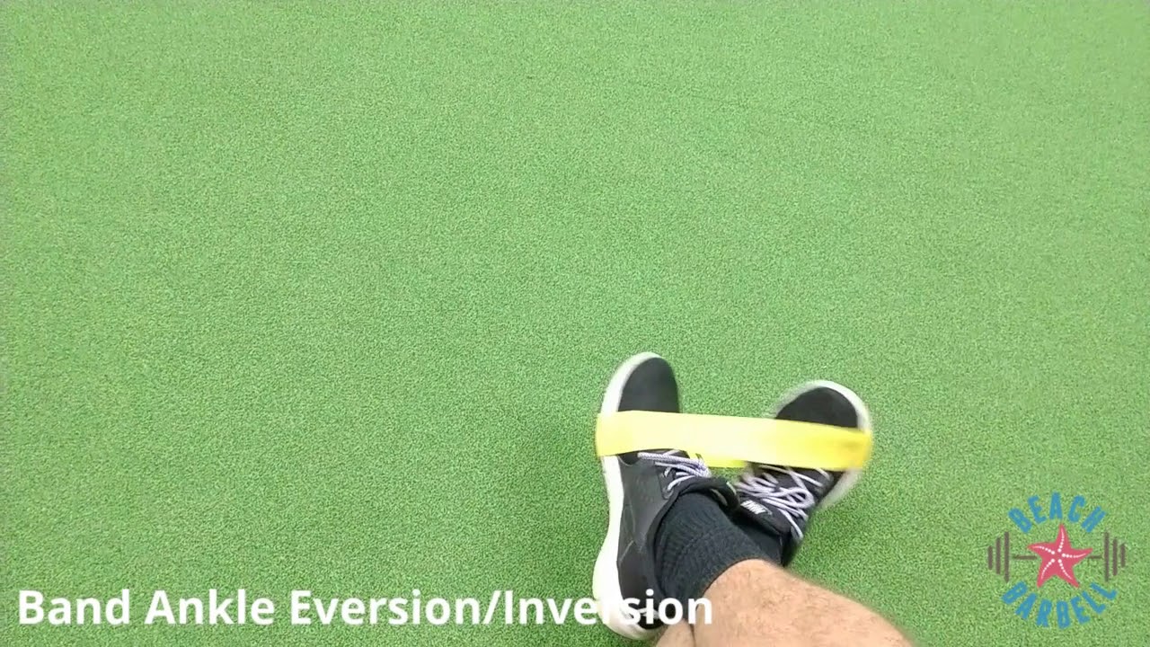 Ankle Band Inversion Eversion - YouTube