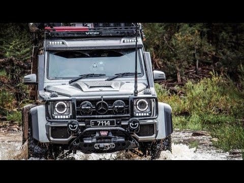 Mercedes Benz G-Class , Camper By using a suspension shupa shock - YouTube