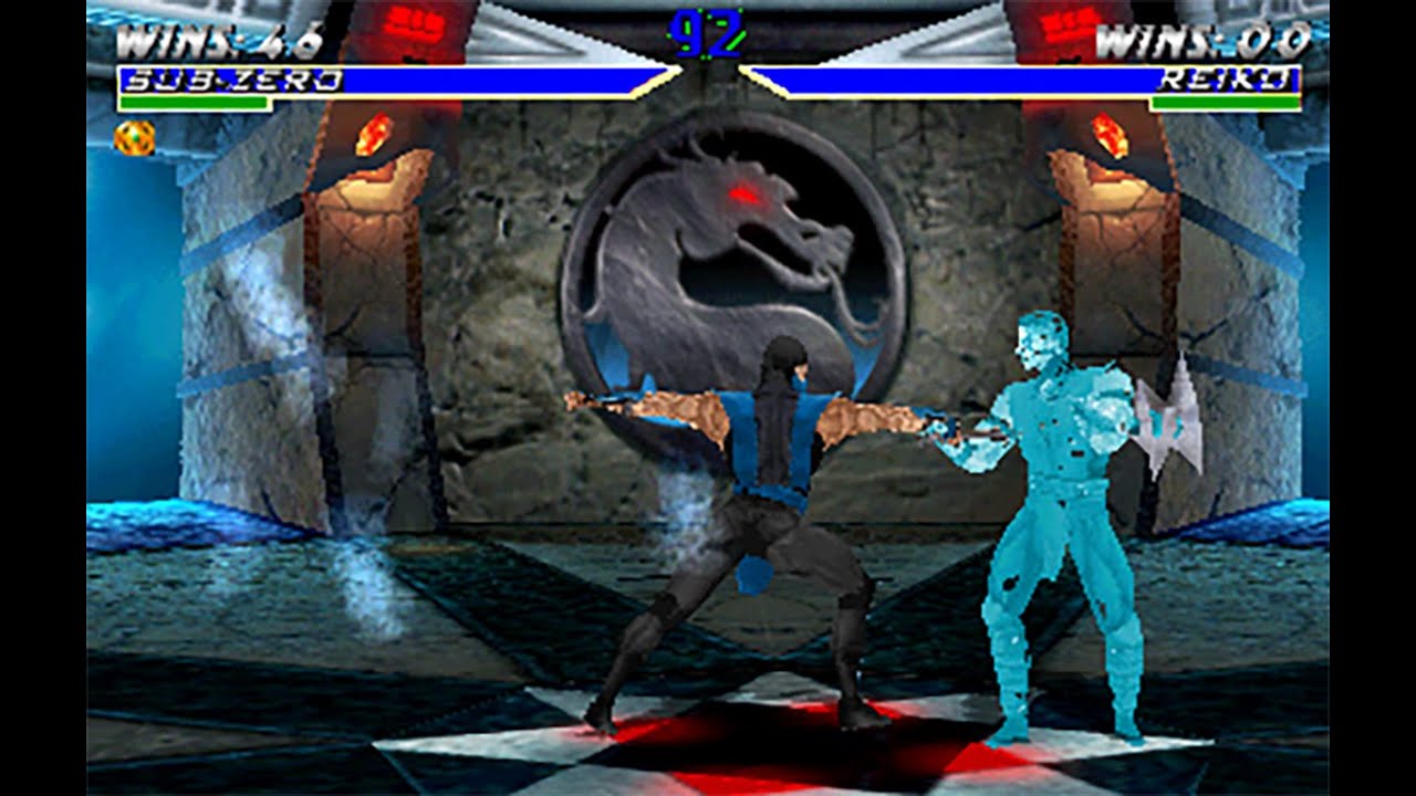 Mortal Kombat 4 - Sub-Zero - Wand Freeze - YouTube