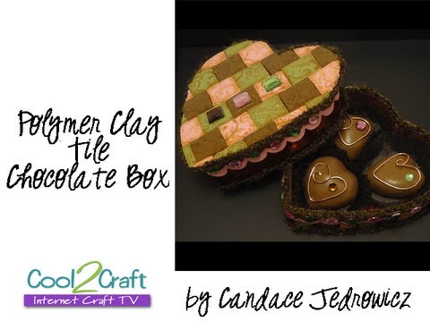 How to Make a Polymer Clay Tiled Chocolates Box by Candace Jedrowicz ...