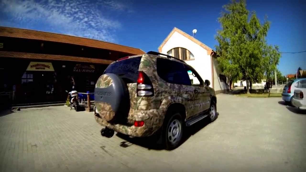 Toyota Land Cruiser - Car wrap (vadaszauto.hu) - YouTube